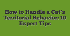 How To Handle A Cat’s Territorial Behavior: 10 Expert Tips